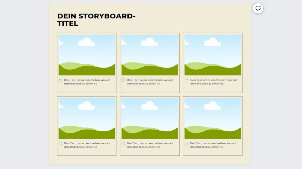 Anleitung: Storyboard erstellen mit PDF Storyboard Vorlage